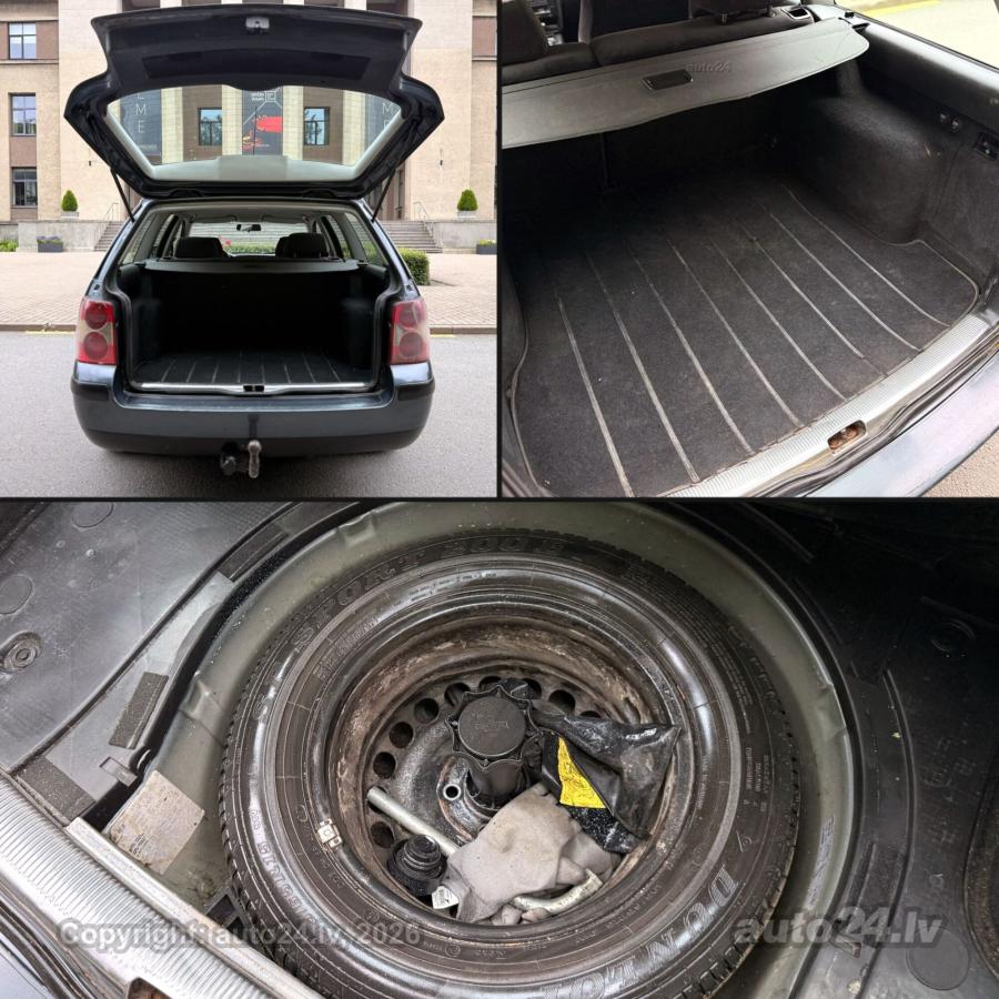Grey Volkswagen Passat 2002 in Tallinn, with an engine capacity of 1.90 L and mileage of 400 thousand km for 1499 €, photo 9 on AUTOMOTO.COM.LV