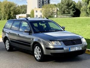 Grey Volkswagen Passat 2002 in Kaunas, with an engine capacity of 1.90 L and mileage of 377 thousand km for 1500 €, photo  on AUTOMOTO.COM.LV