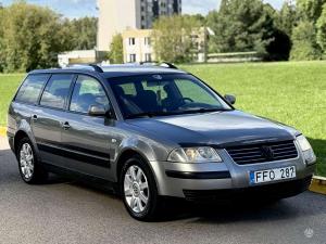 Grey Volkswagen Passat 2002 in Kaunas, with an engine capacity of 1.90 L and mileage of 377 thousand km for 1500 €, photo 3 on AUTOMOTO.COM.LV