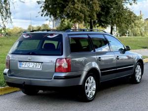 Grey Volkswagen Passat 2002 in Kaunas, with an engine capacity of 1.90 L and mileage of 377 thousand km for 1500 €, photo 5 on AUTOMOTO.COM.LV