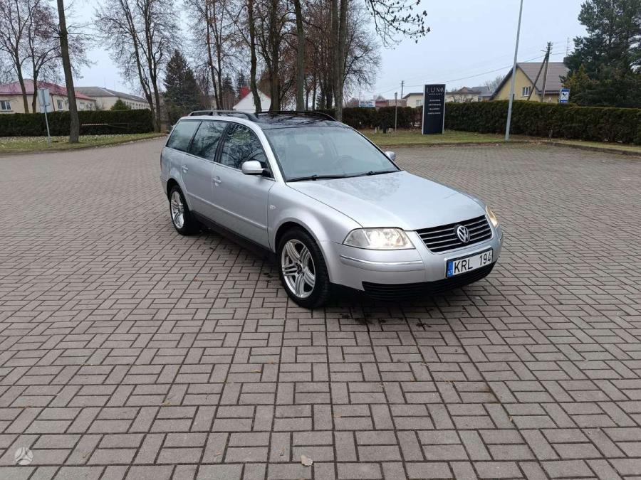Grey Volkswagen Passat 2003 in Marijampole, with an engine capacity of 1.90 L and mileage of 400 thousand km for 1750 €, photo 2 on AUTOMOTO.COM.LV