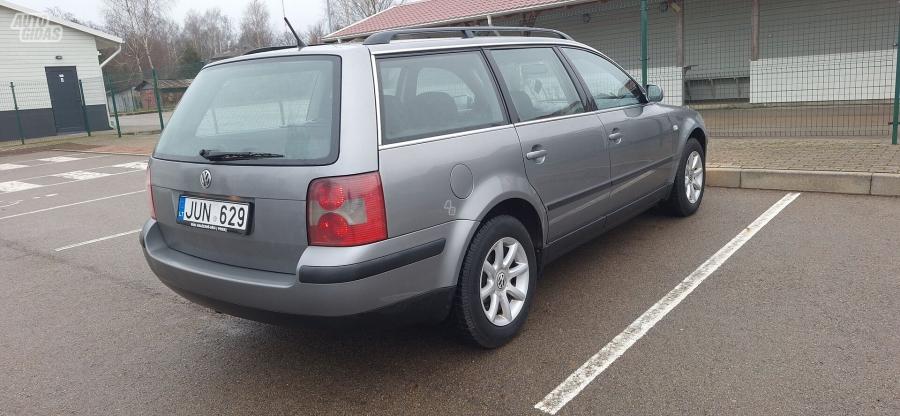 Pelēks Volkswagen Passat 2003 Šilutė, ar dzinēja tilpumu 1.90 L un nobraukumu 430 tūkst. km par 1599 €, foto 4 vietnē AUTOMOTO.COM.LV