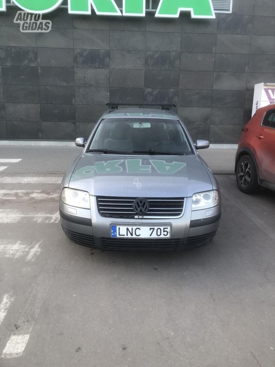 Grey Volkswagen Passat 2003 in Klaipeda, with an engine capacity of 1.90 L and mileage of 436 thousand km for 900 €, photo 1 on AUTOMOTO.COM.LV