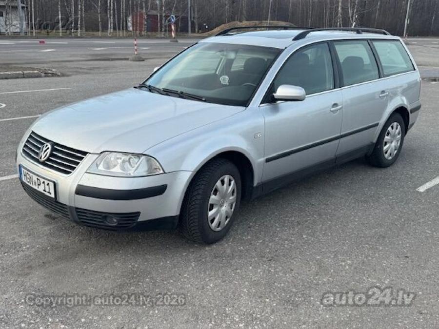 Grey Volkswagen Passat 2003 in Viljandi, with an engine capacity of 1.90 L and mileage of 316 thousand km for 3699 €, photo 12 on AUTOMOTO.COM.LV