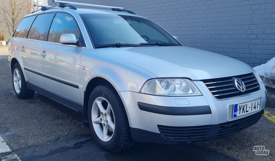 Pelēks Volkswagen Passat 2003 Šauļi, ar dzinēja tilpumu 1.90 L un nobraukumu 370 tūkst. km par 1500 €, foto 1 vietnē AUTOMOTO.COM.LV