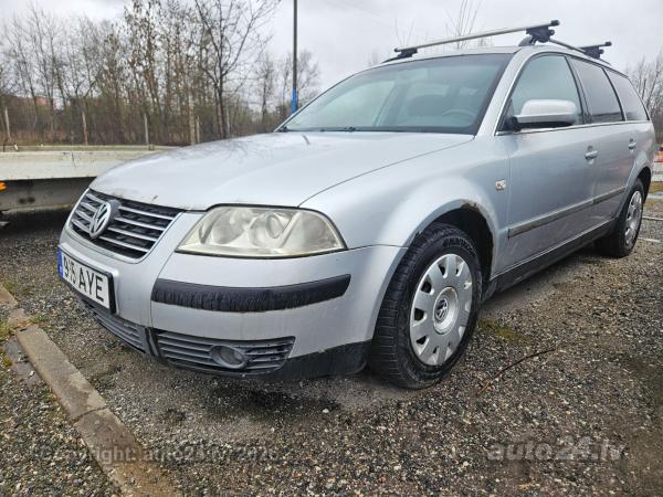 Grey Volkswagen Passat 2003 in Tallinn, with an engine capacity of 1.90 L and mileage of 0 thousand km for 999 €, photo 1 on AUTOMOTO.COM.LV