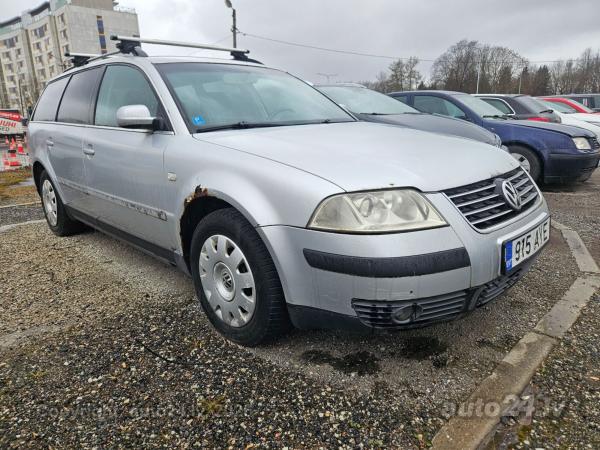 Grey Volkswagen Passat 2003 in Tallinn, with an engine capacity of 1.90 L and mileage of 0 thousand km for 999 €, photo 2 on AUTOMOTO.COM.LV