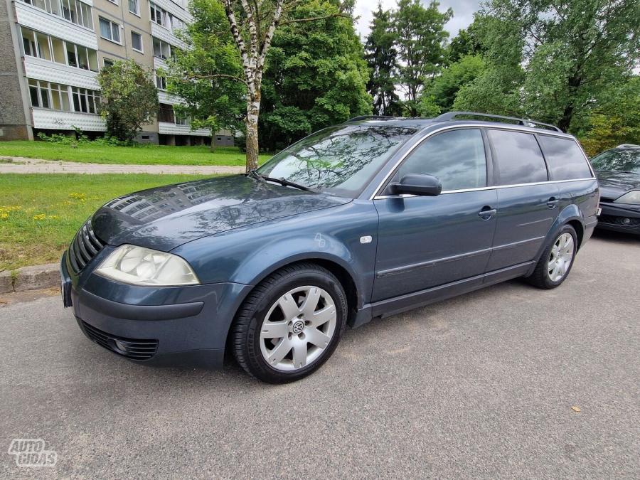 Grey Volkswagen Passat 2003 in Vilnius, with an engine capacity of 1.90 L and mileage of 381 thousand km for 1650 €, photo 9 on AUTOMOTO.COM.LV
