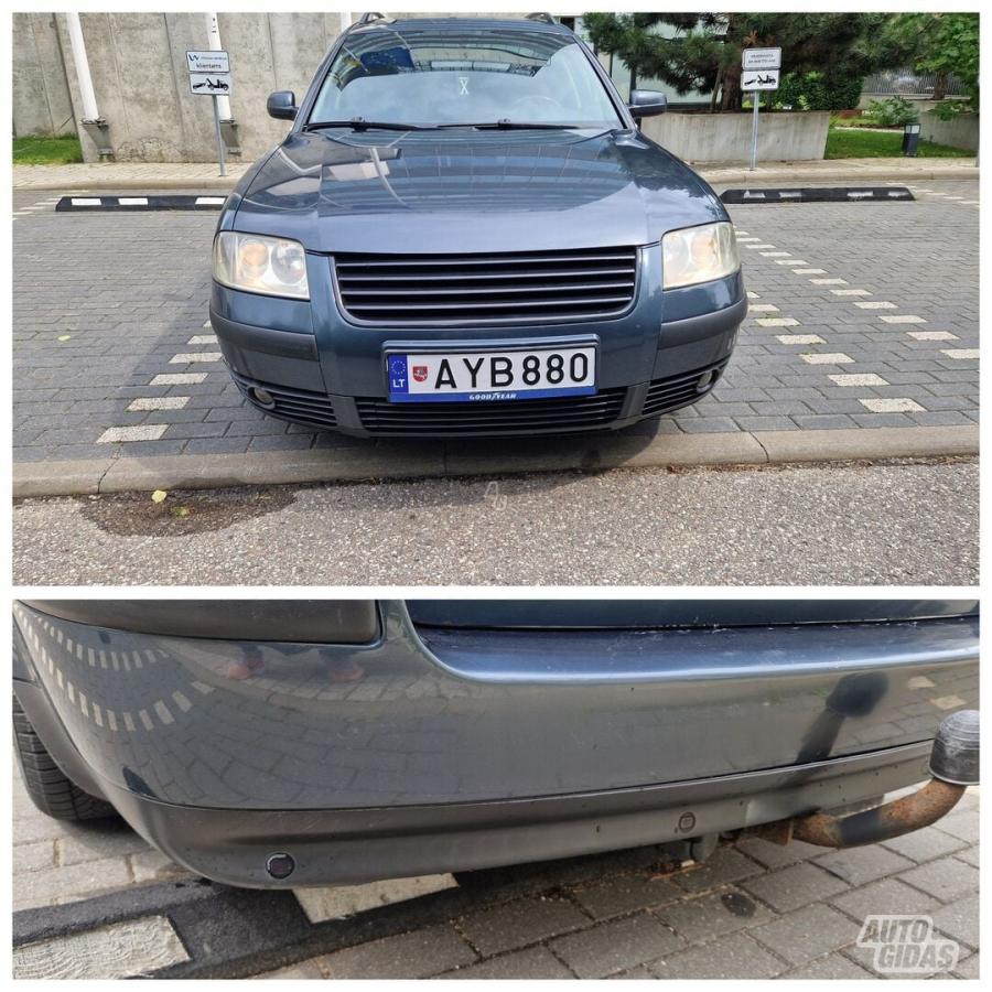 Grey Volkswagen Passat 2003 in Vilnius, with an engine capacity of 1.90 L and mileage of 381 thousand km for 1650 €, photo 19 on AUTOMOTO.COM.LV