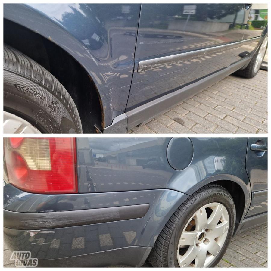 Grey Volkswagen Passat 2003 in Vilnius, with an engine capacity of 1.90 L and mileage of 381 thousand km for 1650 €, photo 22 on AUTOMOTO.COM.LV