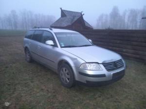 Pelēks Volkswagen Passat 2004 Alīta, ar dzinēja tilpumu 1.90 L un nobraukumu 320 tūkst. km par 1000 €, foto 3 vietnē AUTOMOTO.COM.LV
