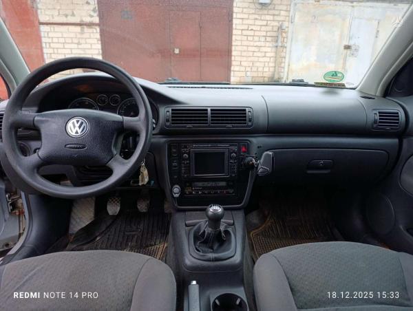 Pelēks Volkswagen Passat 2004 Visaginas, ar dzinēja tilpumu 1.90 L un nobraukumu 278 tūkst. km par 800 €, foto 7 vietnē AUTOMOTO.COM.LV