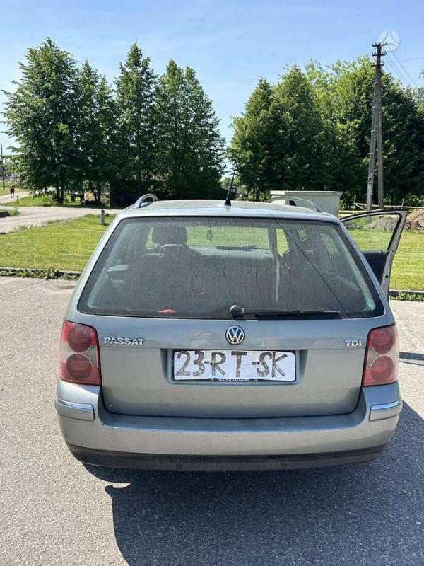 Pelēks Volkswagen Passat 2005 Raseiniai, ar dzinēja tilpumu 1.90 L un nobraukumu 411 tūkst. km par 1500 €, foto 5 vietnē AUTOMOTO.COM.LV