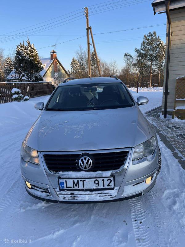 Grey Volkswagen Passat 2006 in Mazeikiai, with an engine capacity of 2.00 L and mileage of 300 thousand km for 1200 €, photo 6 on AUTOMOTO.COM.LV