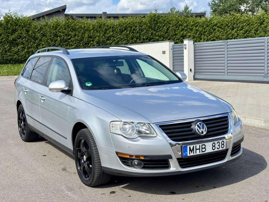 Pelēks Volkswagen Passat 2006 Viļņa, ar dzinēja tilpumu 1.97 L un nobraukumu 327 tūkst. km par 2500 €, foto 1 vietnē AUTOMOTO.COM.LV