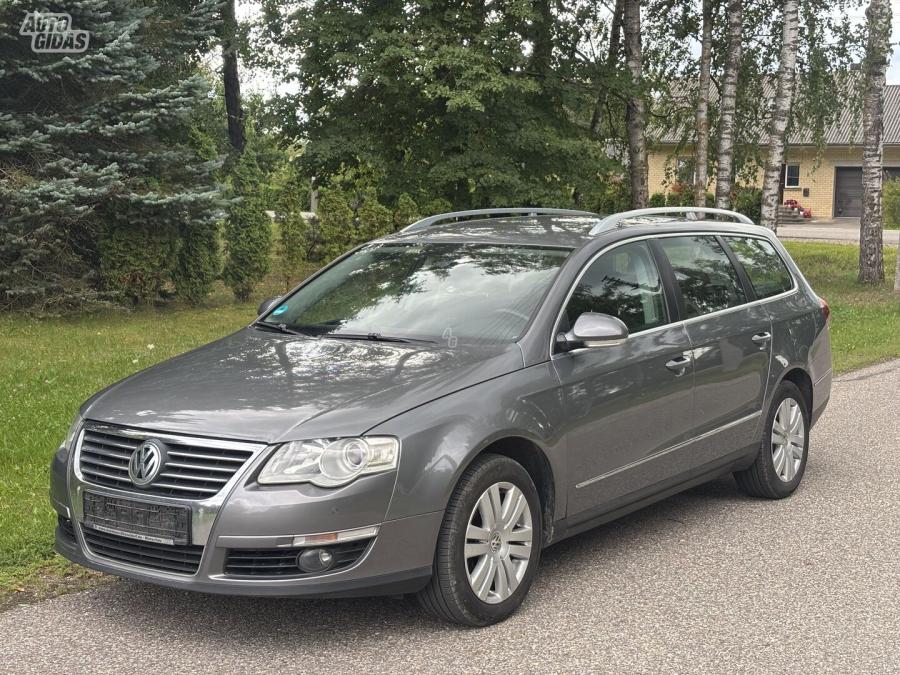 Pelēks Volkswagen Passat 2006 Utena, ar dzinēja tilpumu 2.00 L un nobraukumu 296 tūkst. km par 1950 €, foto 1 vietnē AUTOMOTO.COM.LV