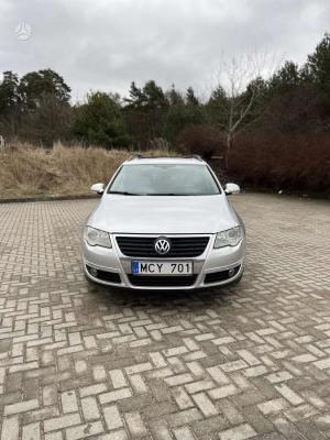 Pelēks Volkswagen Passat 2007 Viļņa, ar dzinēja tilpumu 2.00 L un nobraukumu 411 tūkst. km par 2000 €, foto  vietnē AUTOMOTO.COM.LV