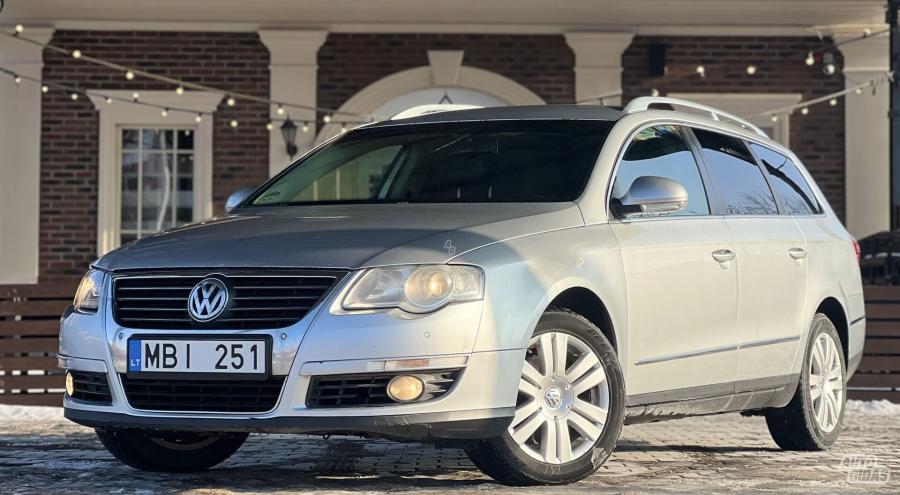 Grey Volkswagen Passat 2007 in Kaunas, with an engine capacity of 2.00 L and mileage of 222 thousand km for 2150 €, photo 6 on AUTOMOTO.COM.LV