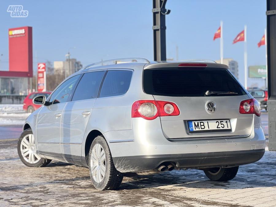 Grey Volkswagen Passat 2007 in Kaunas, with an engine capacity of 2.00 L and mileage of 222 thousand km for 2150 €, photo 8 on AUTOMOTO.COM.LV