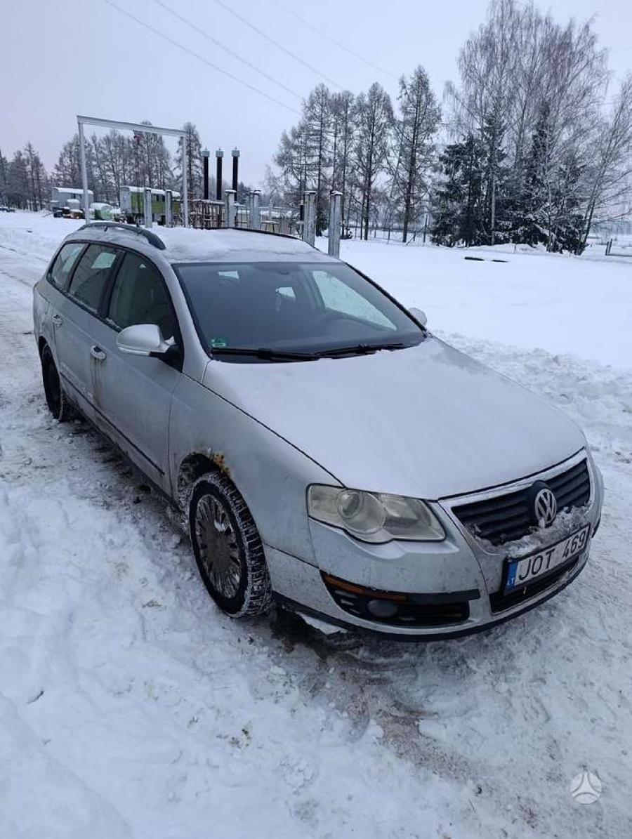 Grey Volkswagen Passat 2007 in Vievis, with an engine capacity of 1.90 L and mileage of 472 thousand km for 1815 €, photo 1 on AUTOMOTO.COM.LV