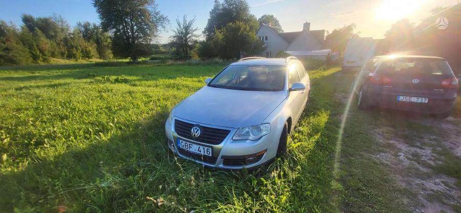 Pelēks Volkswagen Passat 2007 Viļņa, ar dzinēja tilpumu 1.97 L un nobraukumu 332 tūkst. km par 600 €, foto 1 vietnē AUTOMOTO.COM.LV