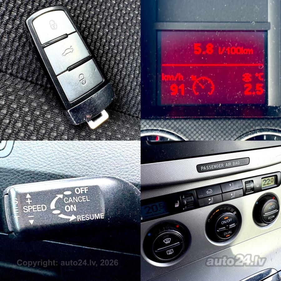 Grey Volkswagen Passat 2007 in Tallinn, with an engine capacity of 2.00 L and mileage of 324 thousand km for 1699 €, photo 15 on AUTOMOTO.COM.LV