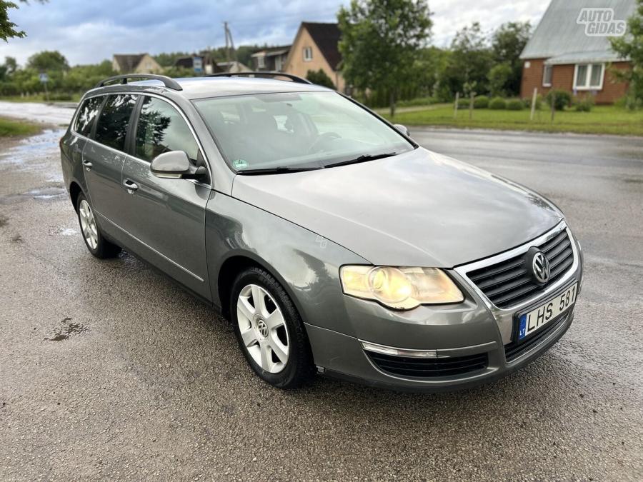 Grey Volkswagen Passat 2007 in Panevezys, with an engine capacity of 2.00 L and mileage of 307 thousand km for 1550 €, photo 4 on AUTOMOTO.COM.LV