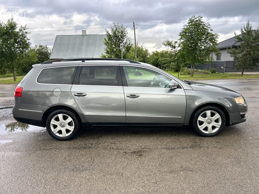 Grey Volkswagen Passat 2007 in Panevezys, with an engine capacity of 2.00 L and mileage of 307 thousand km for 1550 €, photo 5 on AUTOMOTO.COM.LV