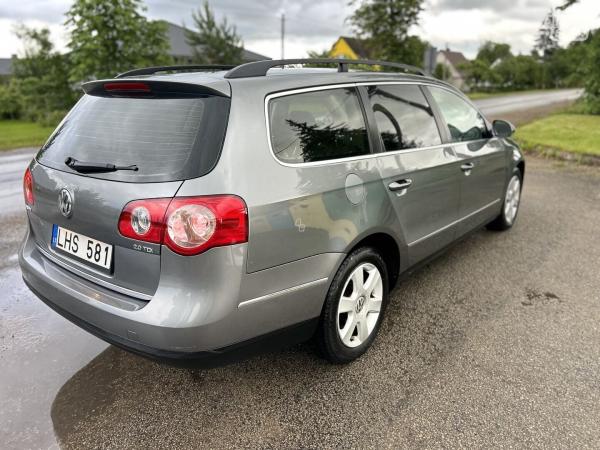 Grey Volkswagen Passat 2007 in Panevezys, with an engine capacity of 2.00 L and mileage of 307 thousand km for 1550 €, photo 5 on AUTOMOTO.COM.LV