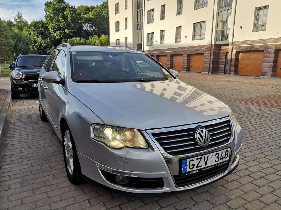 Pelēks Volkswagen Passat 2007 Klaipėda, ar dzinēja tilpumu 2.00 L un nobraukumu 355 tūkst. km par 1750 €, foto 3 vietnē AUTOMOTO.COM.LV