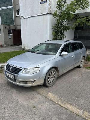 Pelēks Volkswagen Passat 2007 Viļņa, ar dzinēja tilpumu 1.97 L un nobraukumu 300 tūkst. km par 650 €, foto  vietnē AUTOMOTO.COM.LV