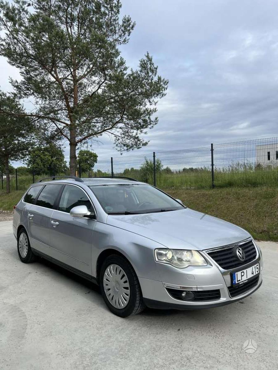 Pelēks Volkswagen Passat 2007 Viļņa, ar dzinēja tilpumu 2.00 L un nobraukumu 340 tūkst. km par 1490 €, foto 1 vietnē AUTOMOTO.COM.LV