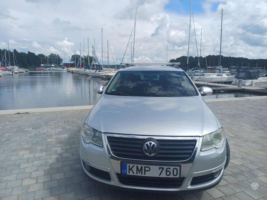 Grey Volkswagen Passat 2007 in Kaunas, with an engine capacity of 1.97 L and mileage of 367 thousand km for 2599 €, photo 3 on AUTOMOTO.COM.LV