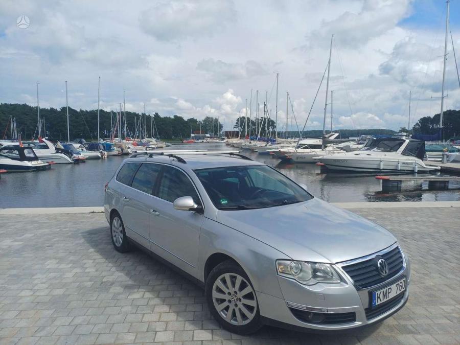 Grey Volkswagen Passat 2007 in Kaunas, with an engine capacity of 1.97 L and mileage of 367 thousand km for 2599 €, photo 4 on AUTOMOTO.COM.LV