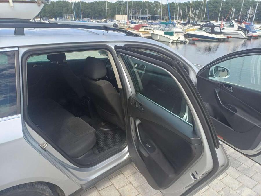 Grey Volkswagen Passat 2007 in Kaunas, with an engine capacity of 1.97 L and mileage of 367 thousand km for 2599 €, photo 10 on AUTOMOTO.COM.LV