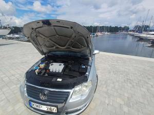 Grey Volkswagen Passat 2007 in Kaunas, with an engine capacity of 1.97 L and mileage of 367 thousand km for 2599 €, photo 18 on AUTOMOTO.COM.LV
