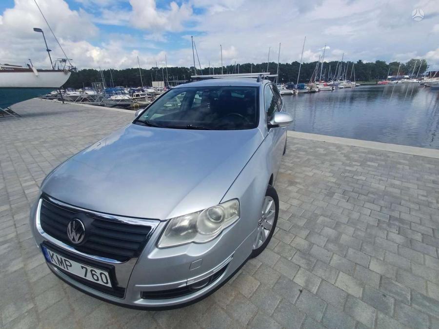 Grey Volkswagen Passat 2007 in Kaunas, with an engine capacity of 1.97 L and mileage of 367 thousand km for 2599 €, photo 20 on AUTOMOTO.COM.LV