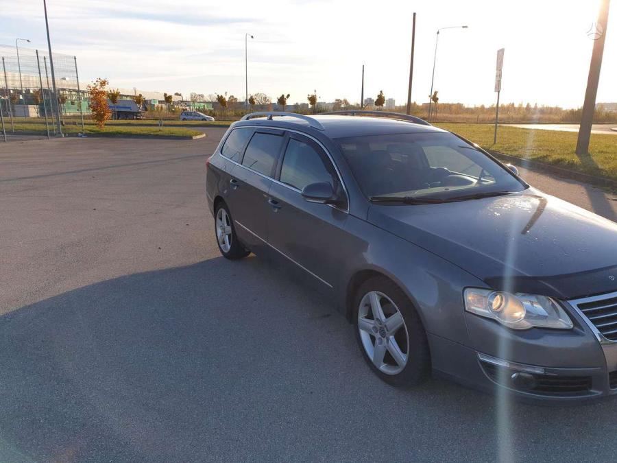 Grey Volkswagen Passat 2007 in Panevezys, with an engine capacity of 2.00 L and mileage of 0 thousand km for 1350 €, photo 9 on AUTOMOTO.COM.LV