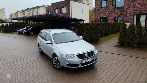 Grey Volkswagen Passat 2008 in Vilnius, with an engine capacity of 1.97 L and mileage of 332 thousand km for 999 €, photo 2 on AUTOMOTO.COM.LV