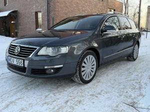 Pelēks Volkswagen Passat 2008 Viļņa, ar dzinēja tilpumu 1.97 L un nobraukumu 440 tūkst. km par 2650 €, foto  vietnē AUTOMOTO.COM.LV