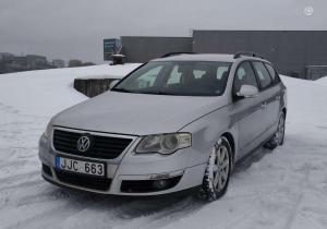 Grey Volkswagen Passat 2008 in Kaunas, with an engine capacity of 1.97 L and mileage of 370 thousand km for 1100 €, photo  on AUTOMOTO.COM.LV