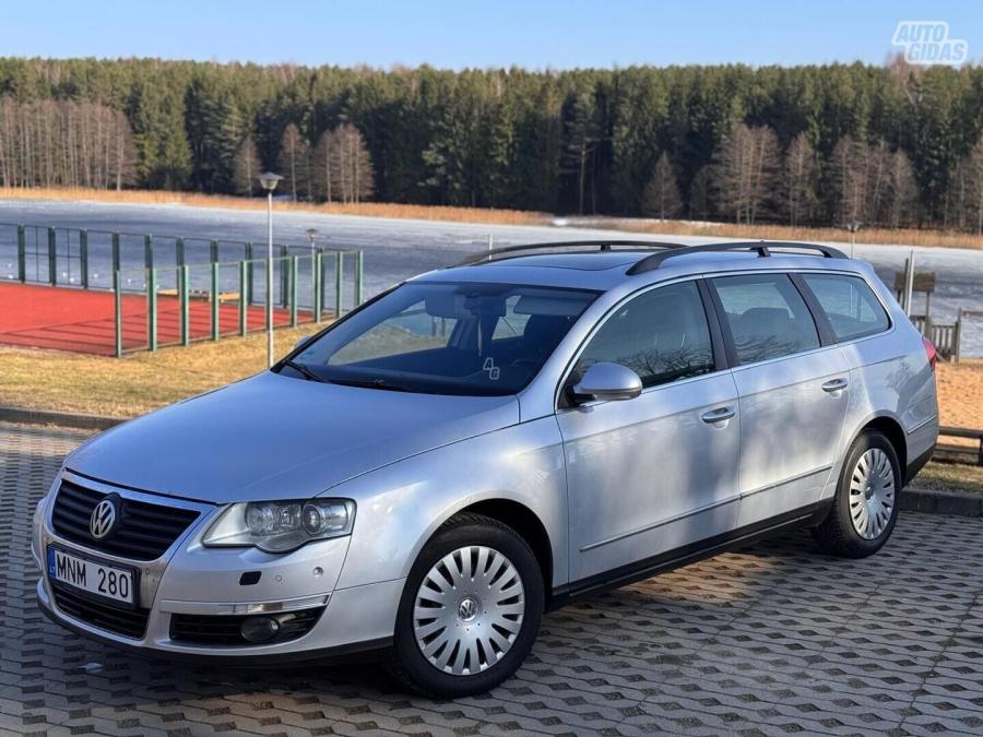 Pelēks Volkswagen Passat 2008 Pabradė, ar dzinēja tilpumu 2.00 L un nobraukumu 395 tūkst. km par 2100 €, foto 2 vietnē AUTOMOTO.COM.LV
