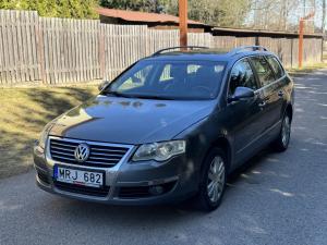 Grey Volkswagen Passat 2008 in Vilnius, with an engine capacity of 2.00 L and mileage of 380 thousand km for 2100 €, photo  on AUTOMOTO.COM.LV