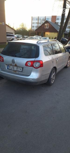 Grey Volkswagen Passat 2008 in Jonava, with an engine capacity of 2.00 L and mileage of 339 thousand km for 950 €, photo 7 on AUTOMOTO.COM.LV