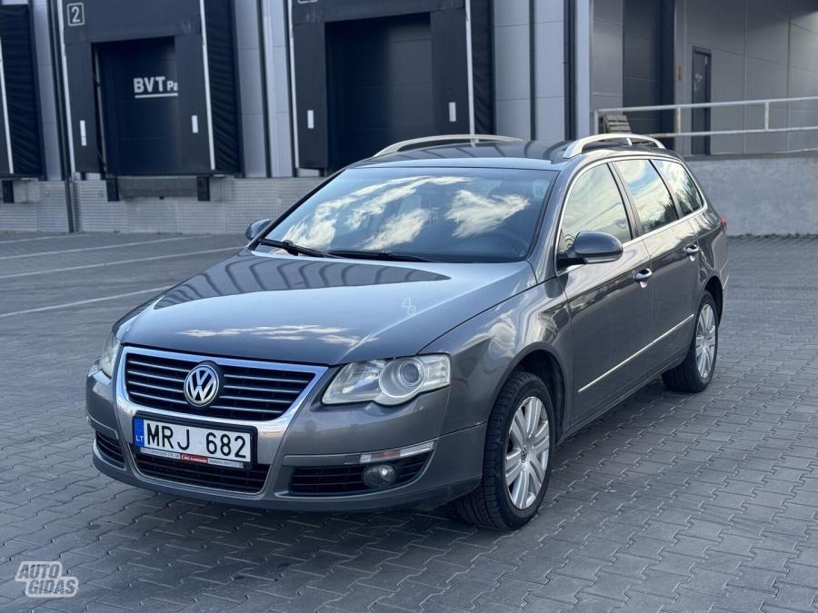 Pelēks Volkswagen Passat 2008 Viļņa, ar dzinēja tilpumu 2.00 L un nobraukumu 380 tūkst. km par 2150 €, foto 1 vietnē AUTOMOTO.COM.LV