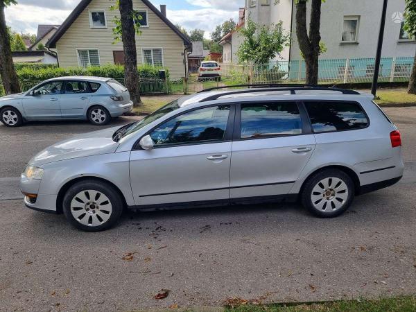 Grey Volkswagen Passat 2008 in Alytus, with an engine capacity of 2.00 L and mileage of 334 thousand km for 870 €, photo 5 on AUTOMOTO.COM.LV