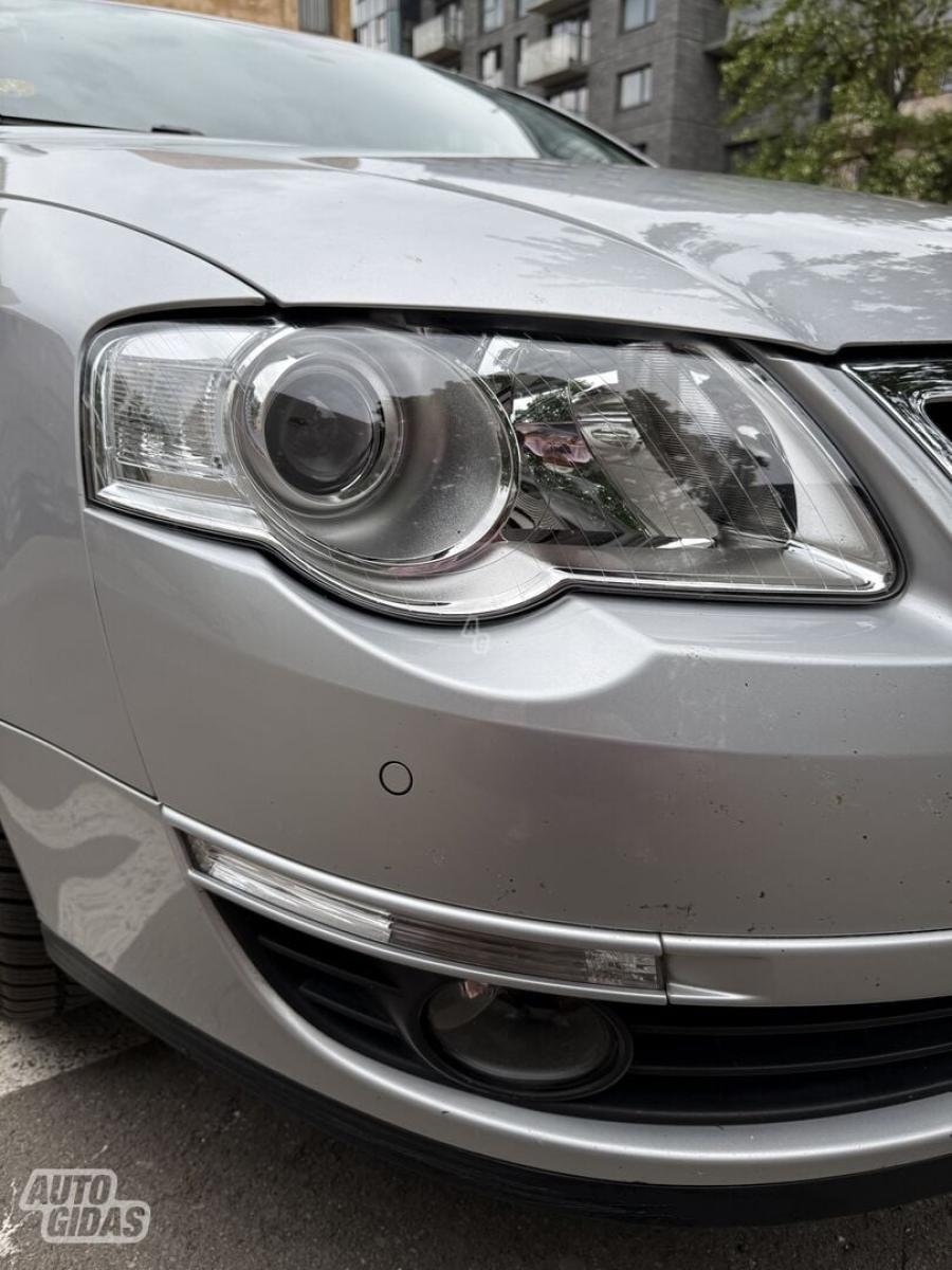 Grey Volkswagen Passat 2009 in Kaunas, with an engine capacity of 2.00 L and mileage of 180 thousand km for 3950 €, photo 12 on AUTOMOTO.COM.LV