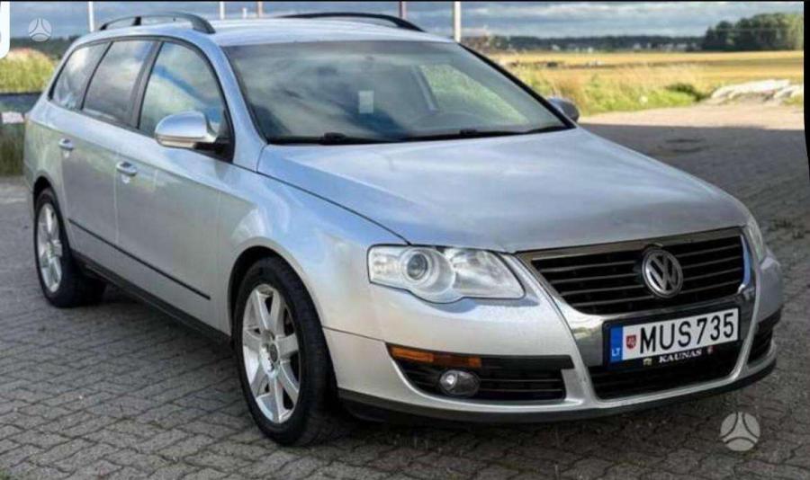 Pelēks Volkswagen Passat 2009 Viļņa, ar dzinēja tilpumu 1.97 L un nobraukumu 378 tūkst. km par 1350 €, foto 1 vietnē AUTOMOTO.COM.LV