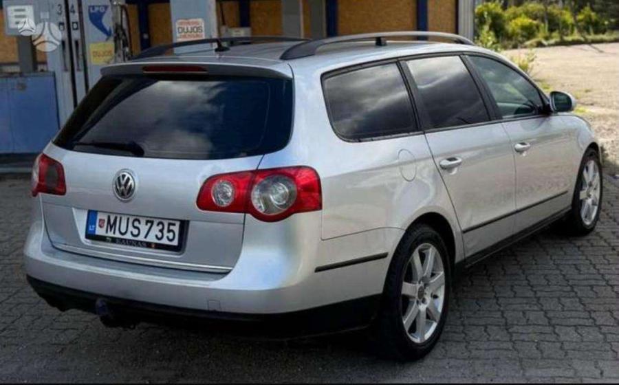 Pelēks Volkswagen Passat 2009 Viļņa, ar dzinēja tilpumu 1.97 L un nobraukumu 378 tūkst. km par 1350 €, foto 4 vietnē AUTOMOTO.COM.LV