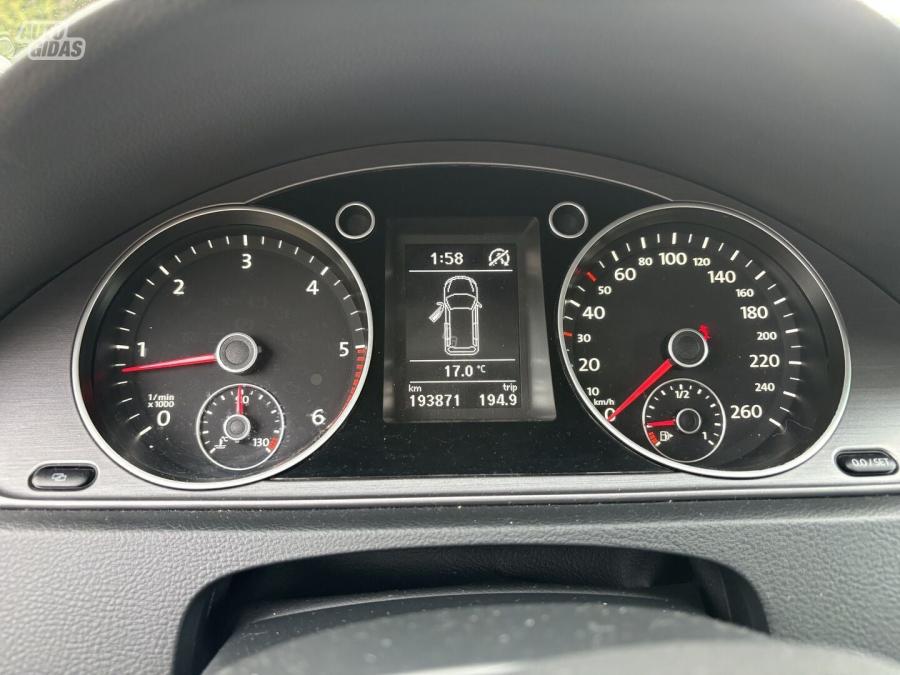 Grey Volkswagen Passat 2011 in Joniskis, with an engine capacity of 1.60 L and mileage of 194 thousand km for 3800 €, photo 16 on AUTOMOTO.COM.LV